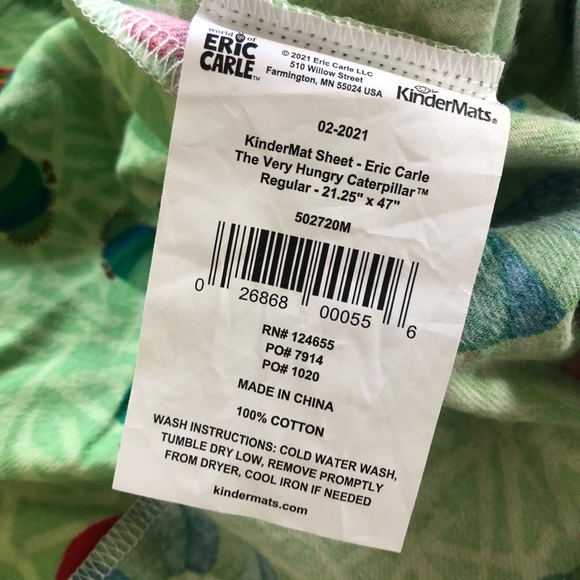 KinderMats | Other | Eric Carle Very Hungry Caterpillar Kindermat Sheet ...